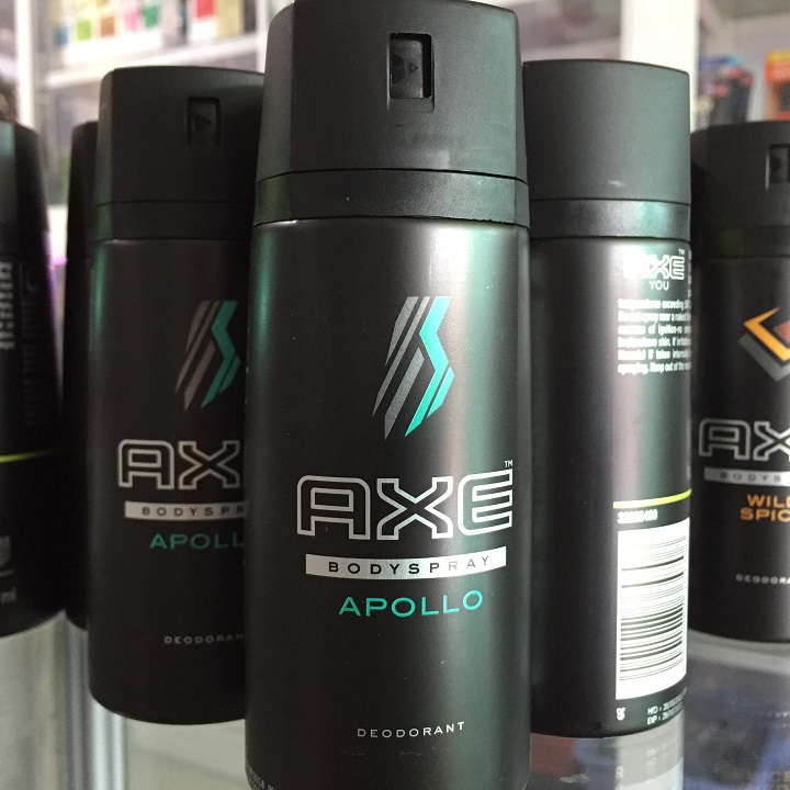 XỊT AXE APOLLO THƠM LÂU KHỬ MÙI TOÀN THÂN Chuẩn Mỹ - 150ml